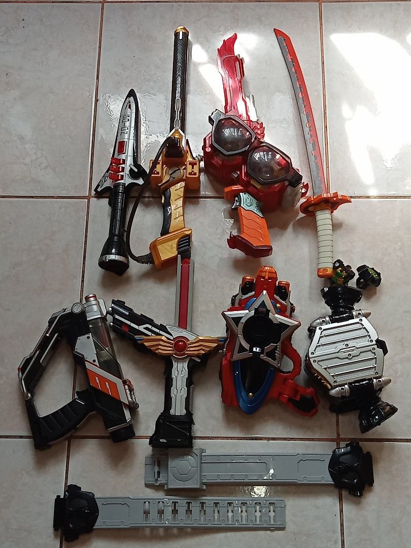 SENTAI AND KAMEN RIDER WEAPONS, Hobbies & Toys, Toys & Games on Carousell