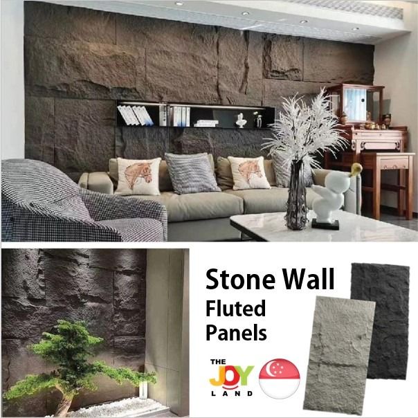 SG Seller Pu Stone Wall Decoration Interior Indoor Outdoor Feature Wall ...