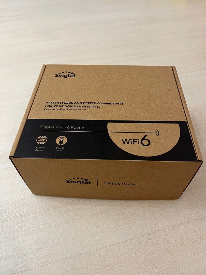 Singtel Wi-Fi 6 Router (Brand New) RT5703W, Computers & Tech, Parts ...