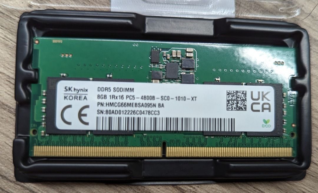 SK hynix 8GB Laptop RAM 4800MHz DDR5 SODIMM, Computers & Tech, Parts & Accessories, Computer ...