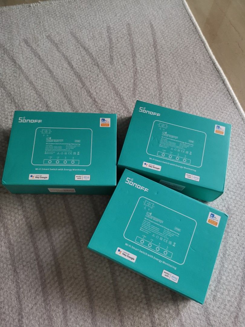 Sonoff POW R3 wifi smart switch with energy monitoring, TV & Home ...