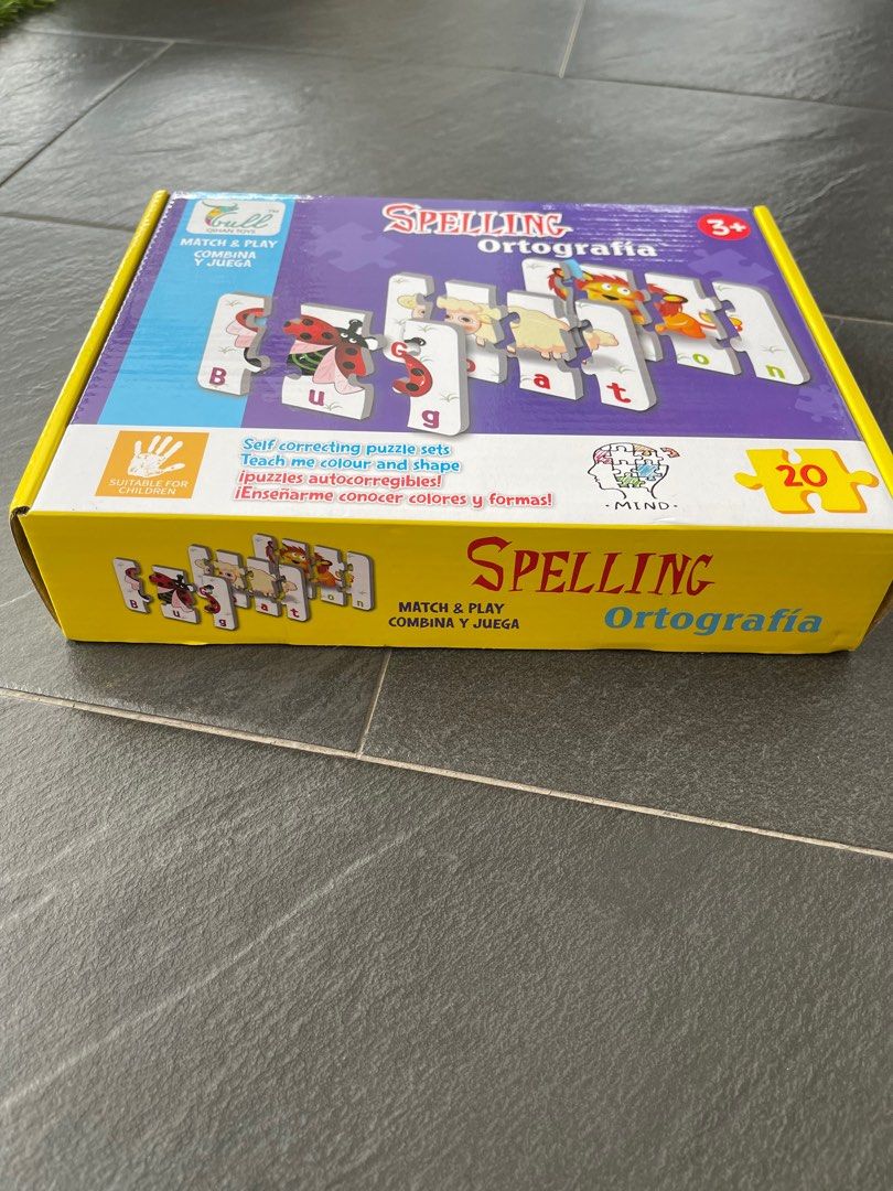 Spelling puzzle, Hobbies & Toys, Toys & Games on Carousell