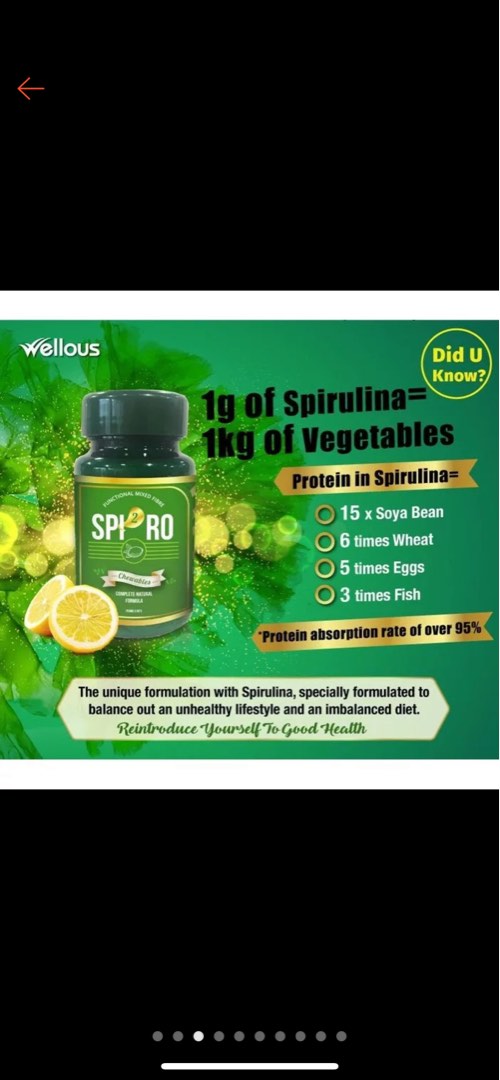 Spiro, Health & Nutrition, Health Supplements, Health Food, Drinks ...