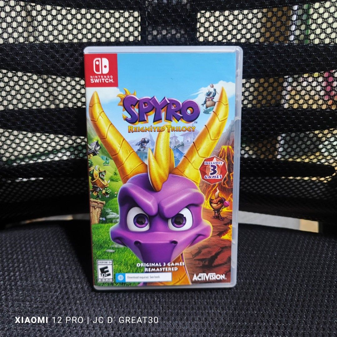 Spyro Reignited Trilogy Switch game, Video Gaming, Video Games, Nintendo on Carousell
