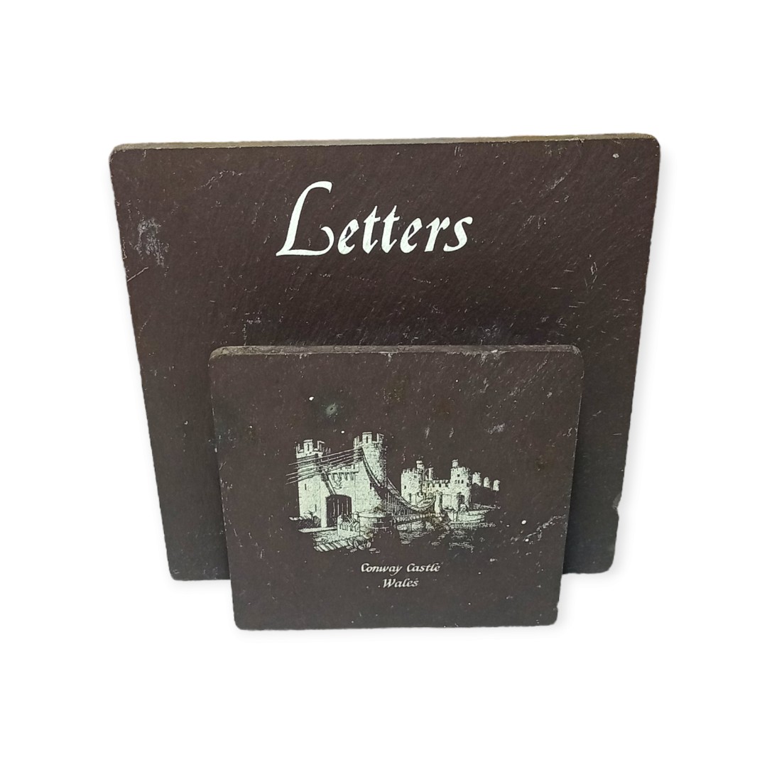 STONE SLATE LETTER HOLDER on Carousell