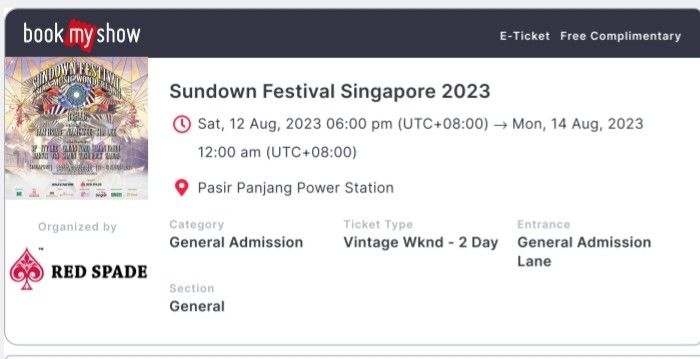 Sundown Music Festival 2023, Tickets & Vouchers, Event Tickets on Carousell