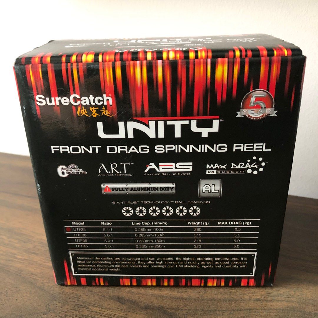 SureCatch Unity 2500 Fishing Spinning Reel, Sports Equipment, Fishing ...