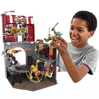Teenage Mutant Ninja Turtles Pizza Box Pop-up Playset, Hobbies & Toys ...