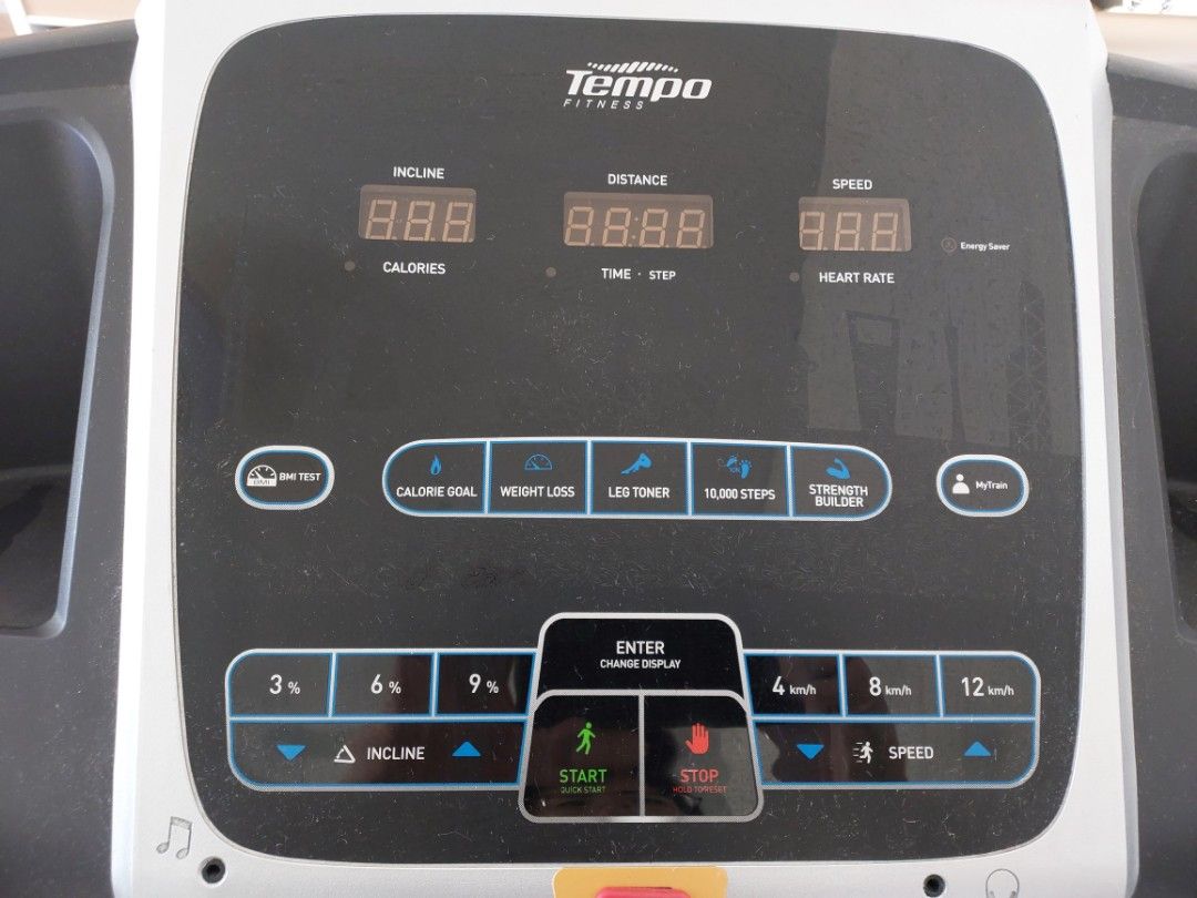 Tempo Fitness Treadmill T85, Sports Equipment, Exercise & Fitness ...