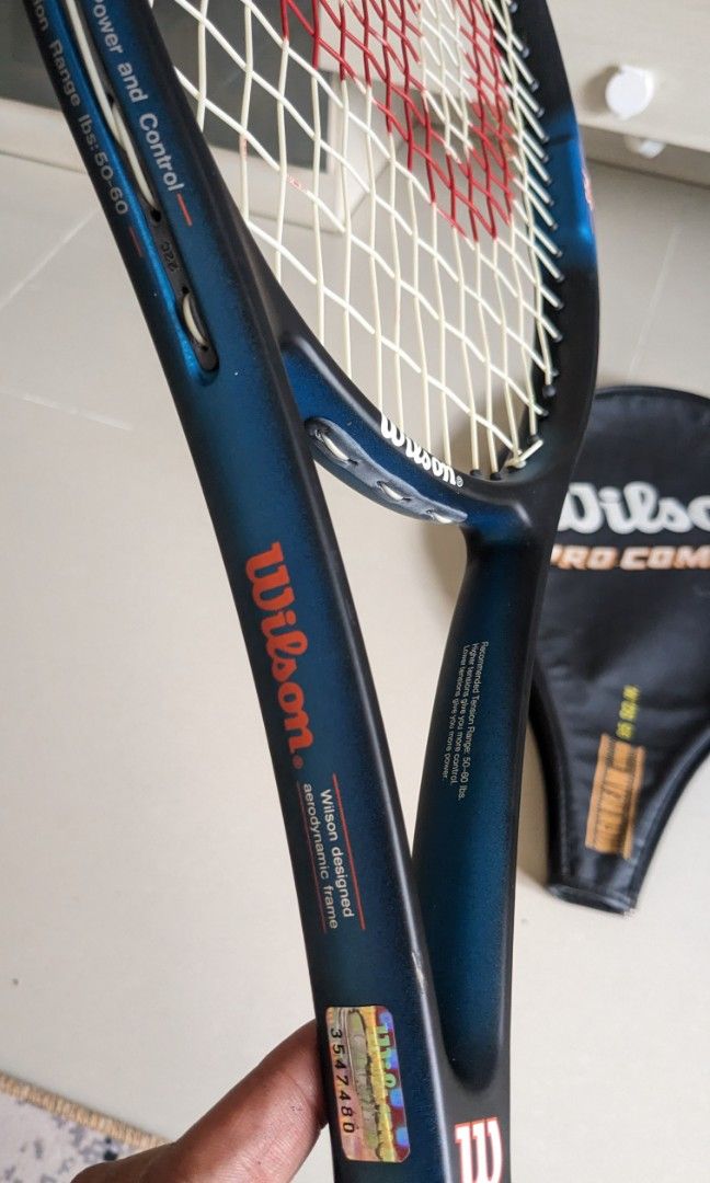 Tennis Racket Wilson Hammer, Sports Equipment, Sports & Games, Racket ...