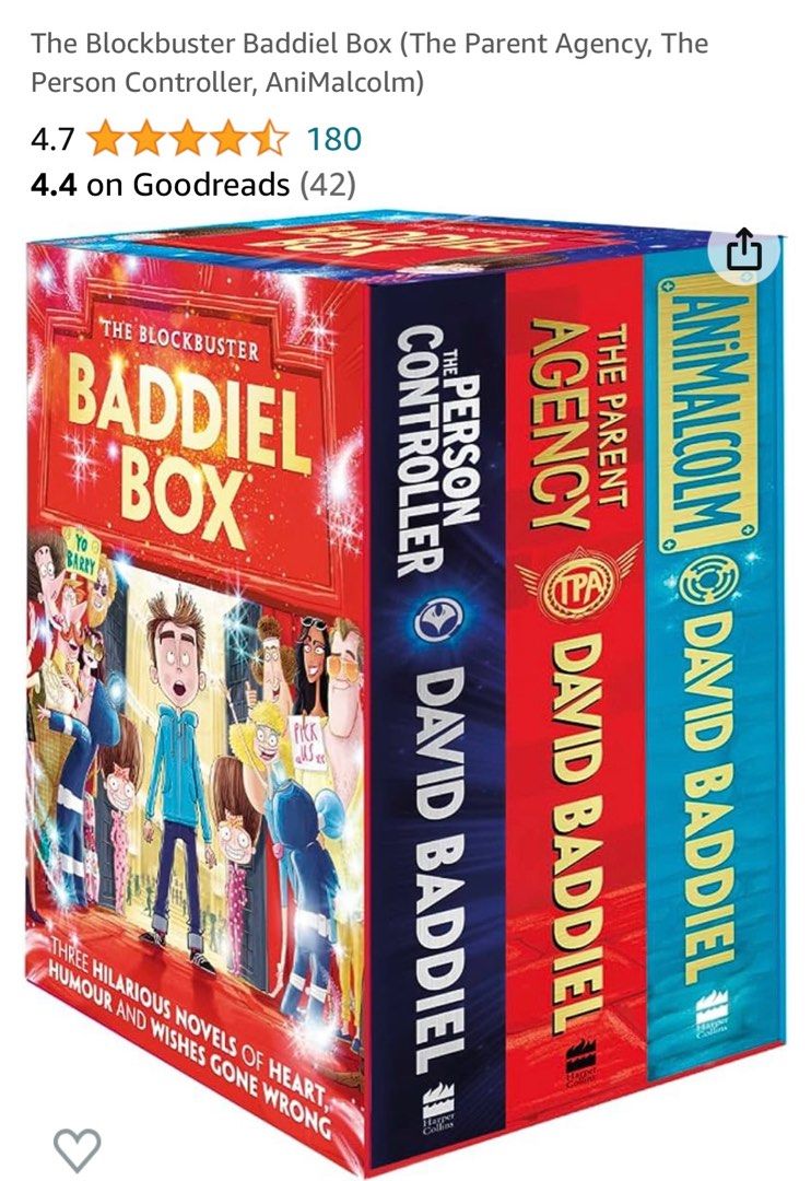 The Blockbuster Baddiel Box (The Parent Agency, The Person Controller ...