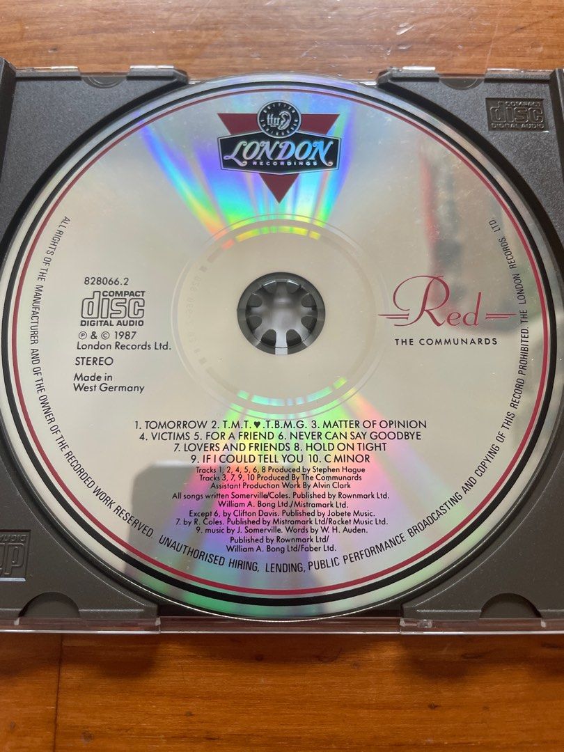 The Communards Red CD, Hobbies & Toys, Music & Media, CDs & DVDs on ...