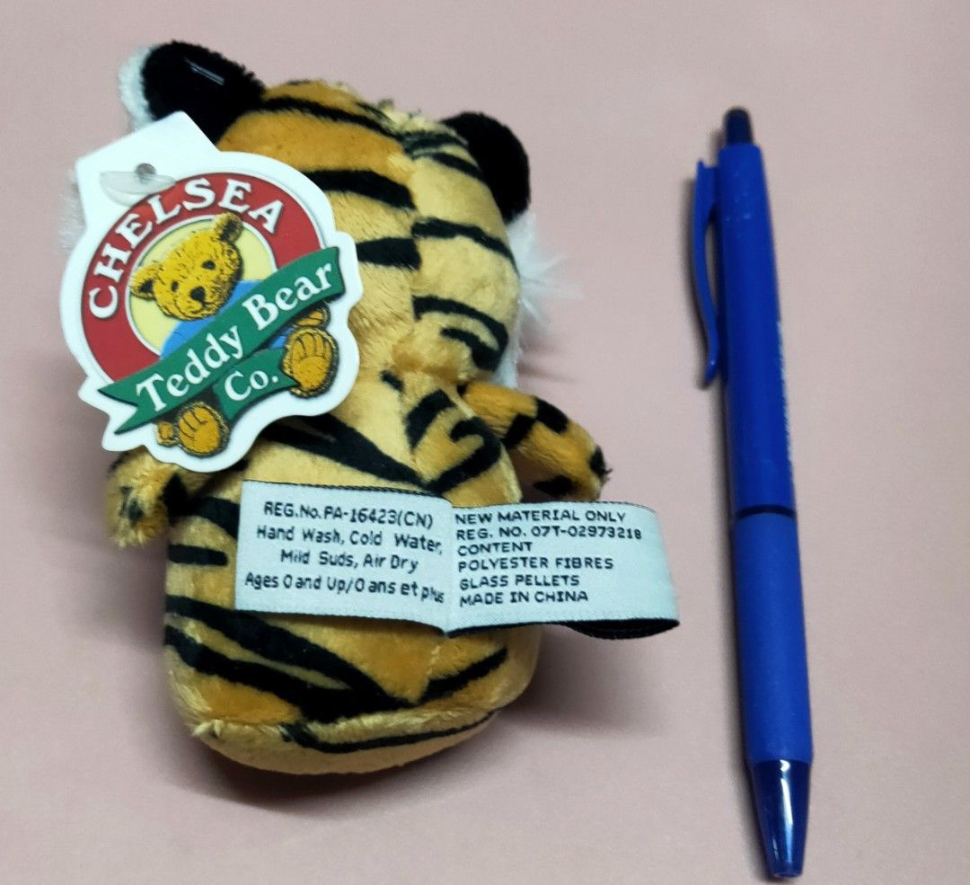 Tiger/ Chelsea Teddy Bear Co. 4", Hobbies & Toys, Toys & Games on Carousell