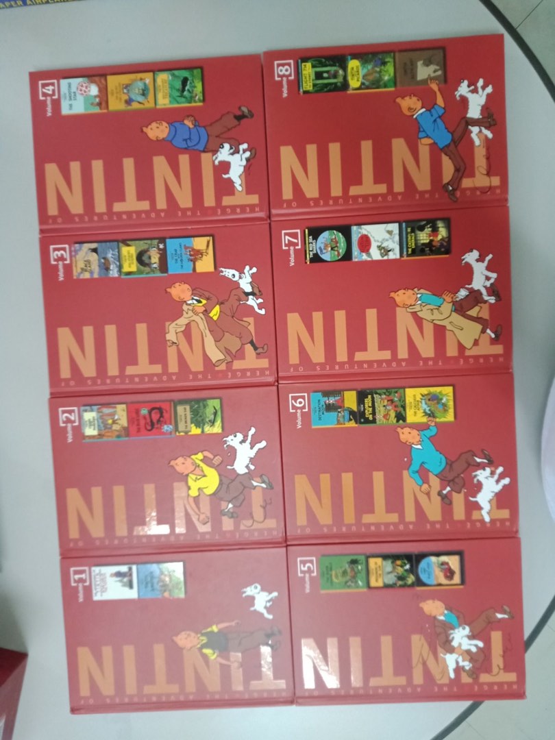 Tintin comic books set, Hobbies & Toys, Books & Magazines, Children's ...