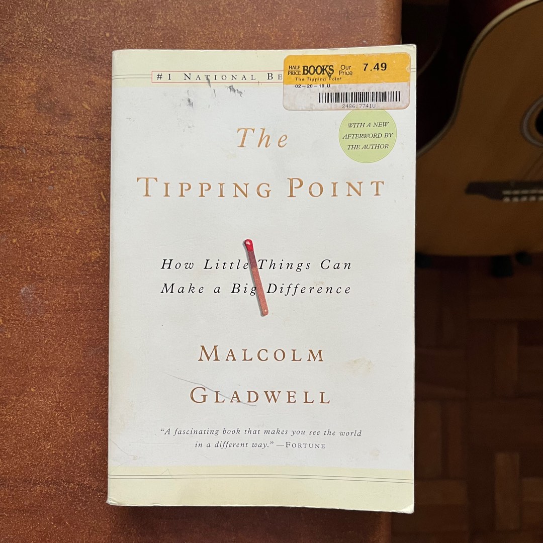 Tipping Point (Big Version) by Malcolm Gladwell, Hobbies & Toys, Books ...