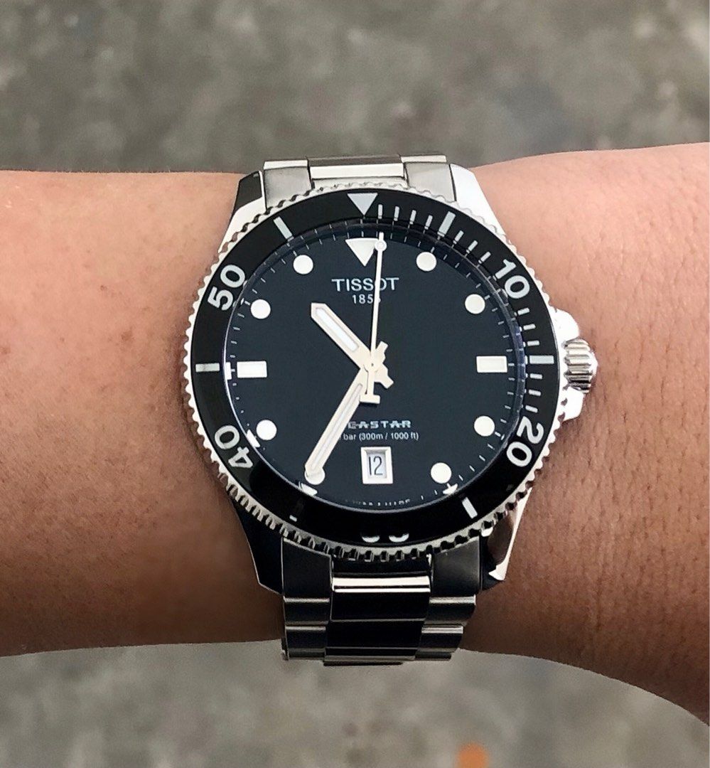 Tissot Seastar 1000 40mm Dive Watch Not PRX, Men's Fashion, Watches ...