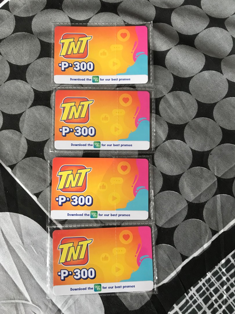 TNT LOAD CARD WORTH 300 pesos, Everything Else, Others on Carousell