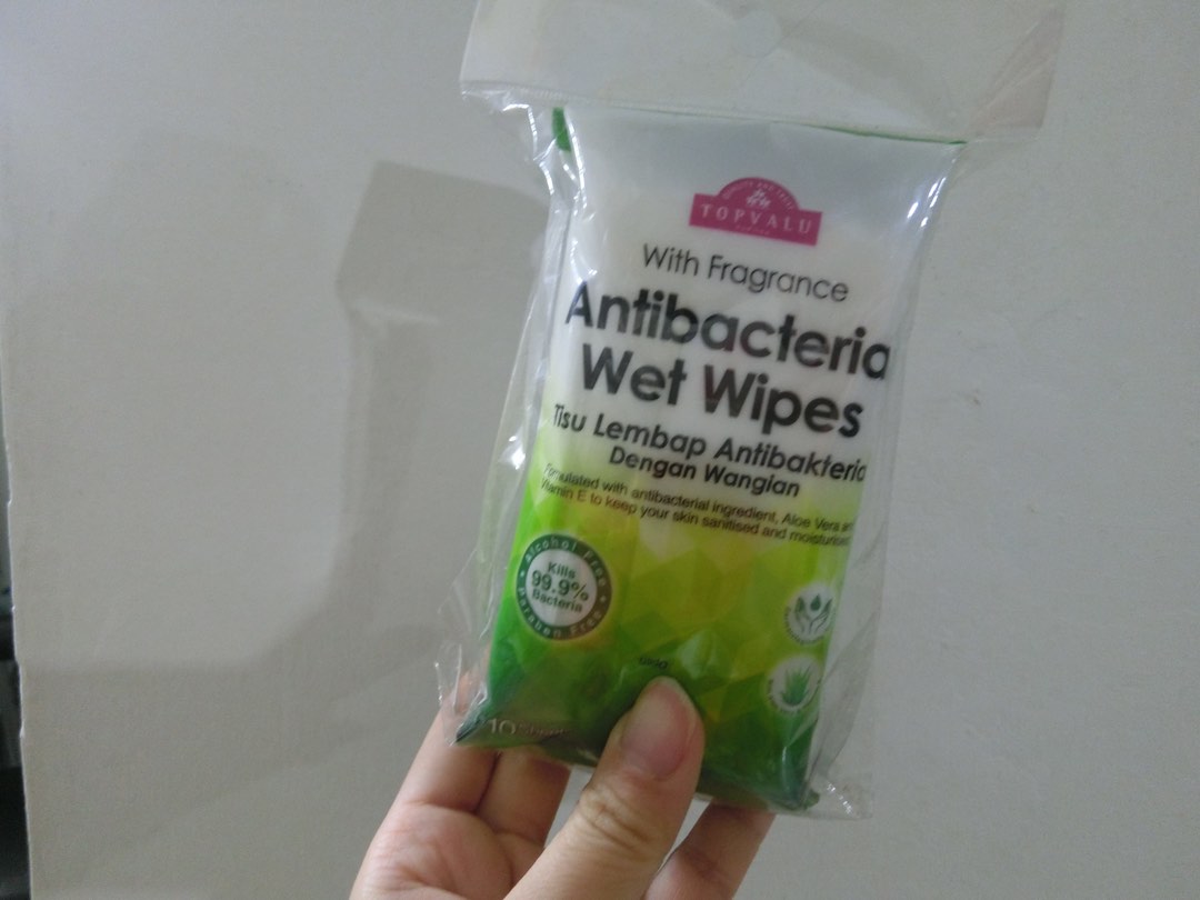 Topvalu Antibacterial wet wipes, Beauty & Personal Care, Bath & Body, Body Care on Carousell