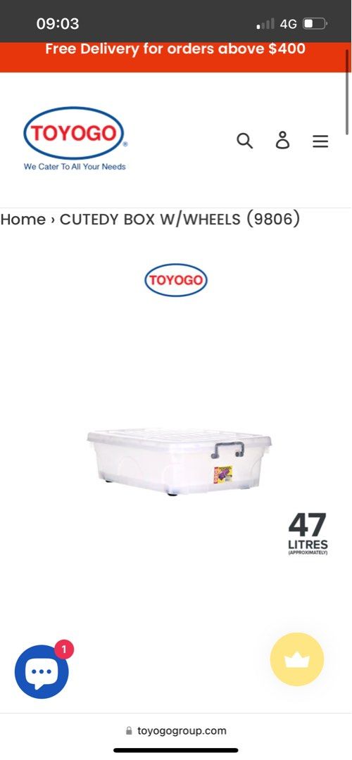 Toyogo Box, Furniture & Home Living, Home Improvement & Organisation ...