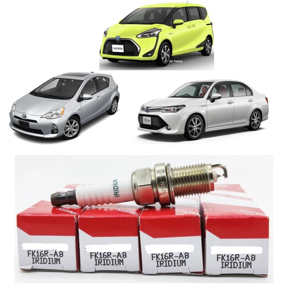 TOYOTA JAPAN IRIDIUM SPARK PLUG (AQUA PRIUS C SIENTA AXIO HYBRID CARS ...