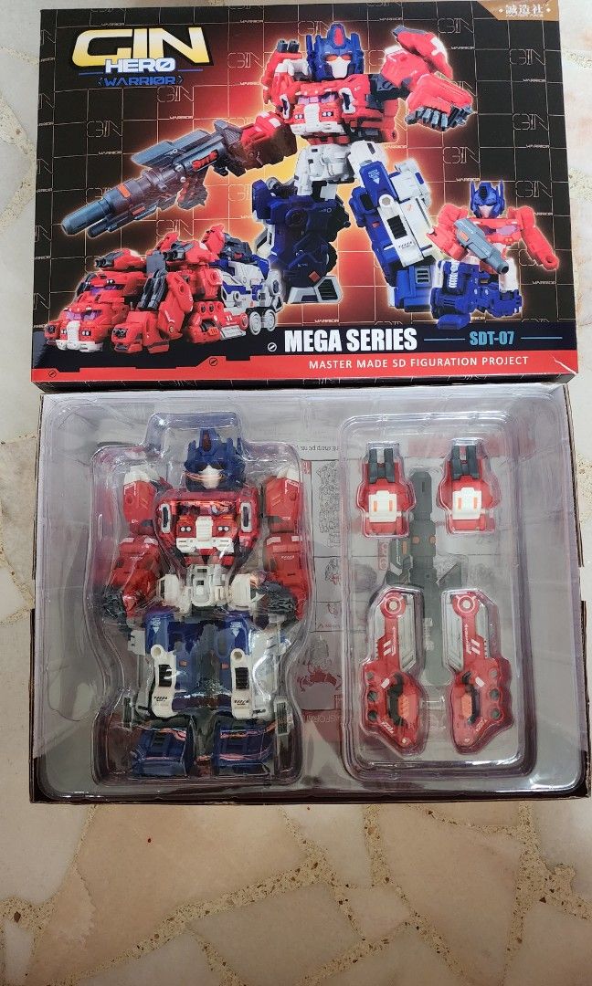 Transformers Master Made - SDT-07 and ST-06 Gin Hero EX Deluxe Set ...