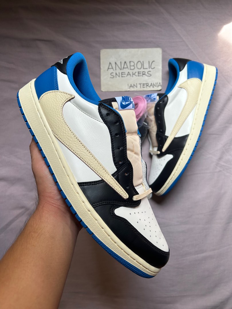 Travis Scott Jordan 1 Low Fragment on Carousell