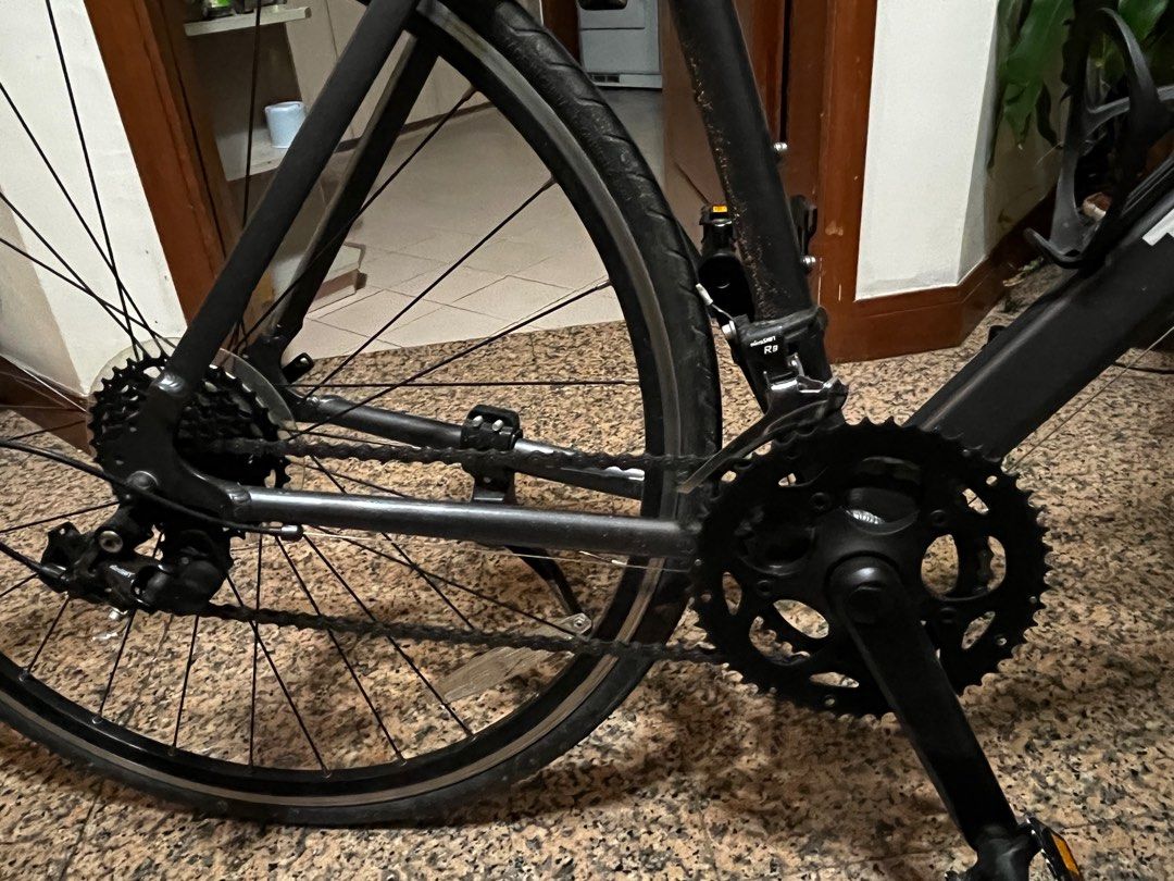 Decathlon Road Bike Triban RC 120 (L) 8 speed - Grey, Sports Equipment, Bicycles & Parts ...