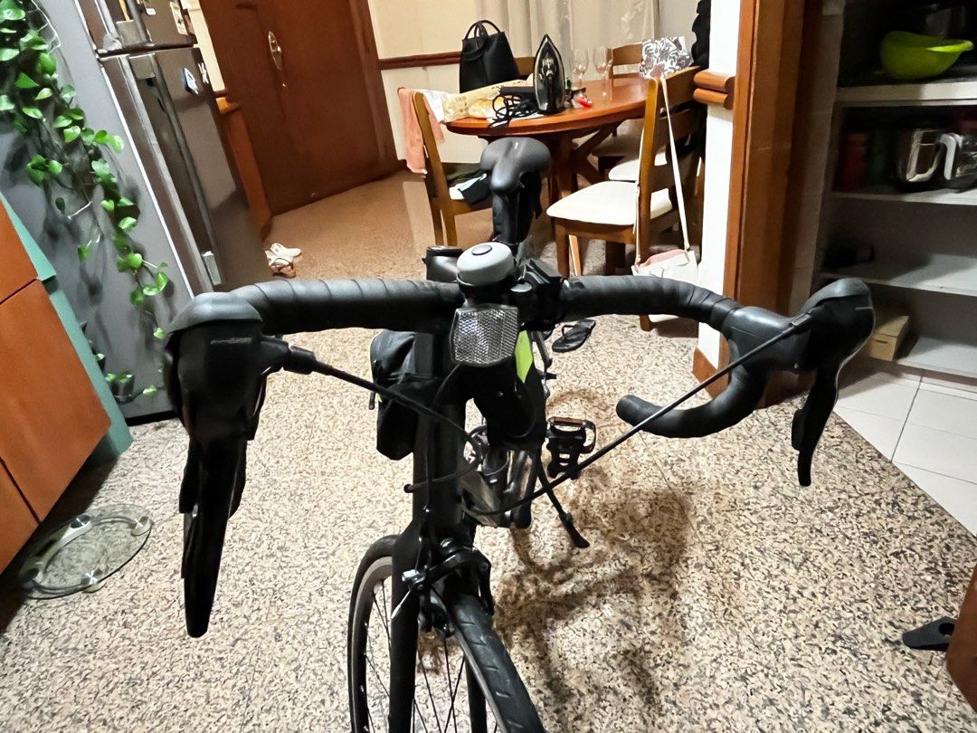 Decathlon Road Bike Triban RC 120 (L) 8 speed - Grey, Sports Equipment ...