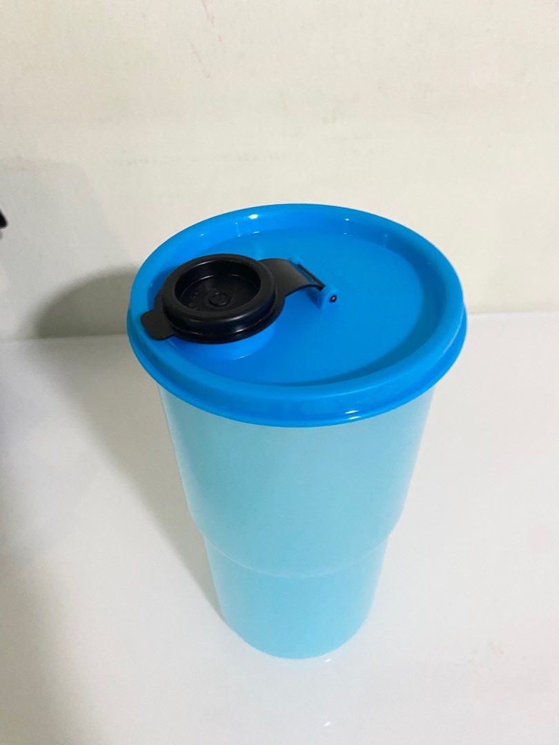 Tupperware Blue Water Bottle with Holder Sling Bag Handolier, Furniture ...