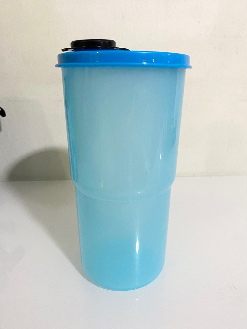 Tupperware Blue Water Bottle with Holder Sling Bag Handolier, Furniture ...