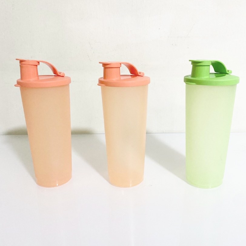 Tupperware Flip Top Spout Water Bottle Tumblers, Furniture & Home ...