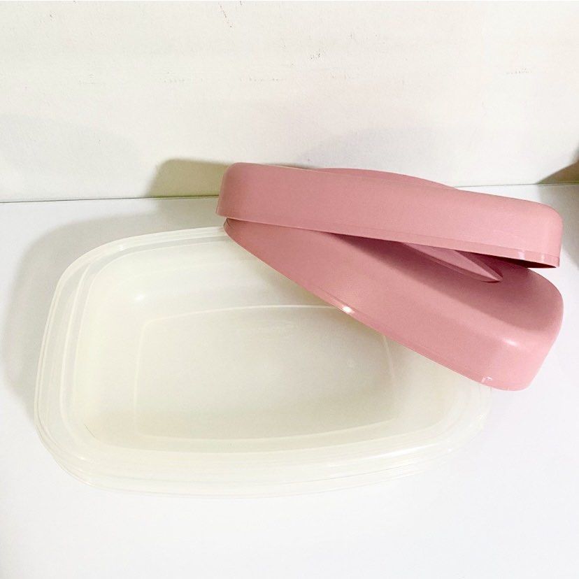 Tupperware Pink Tableware Set, Furniture & Home Living, Kitchenware ...