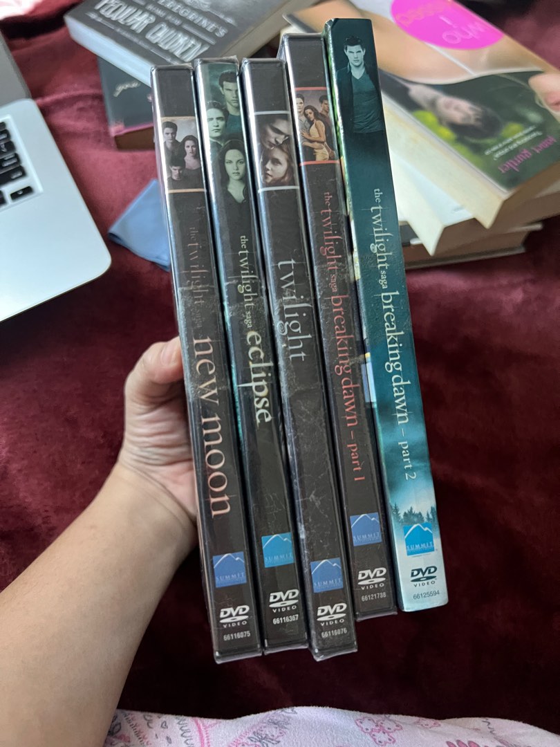 Twilight Saga DVDs (Original, Sealed) on Carousell
