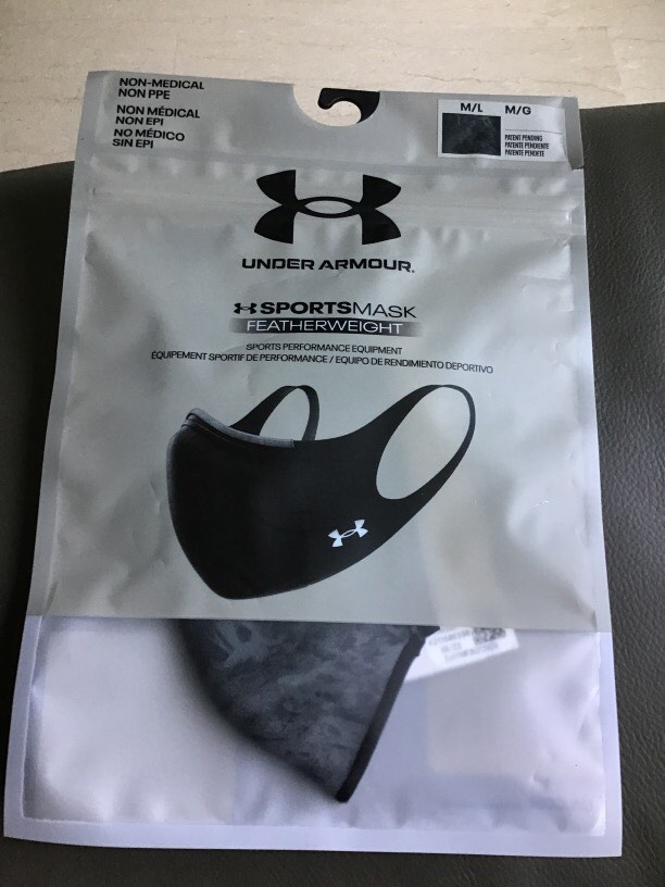 Under Armour Sports Mask, Health & Nutrition, Face Masks & Face Shields ...