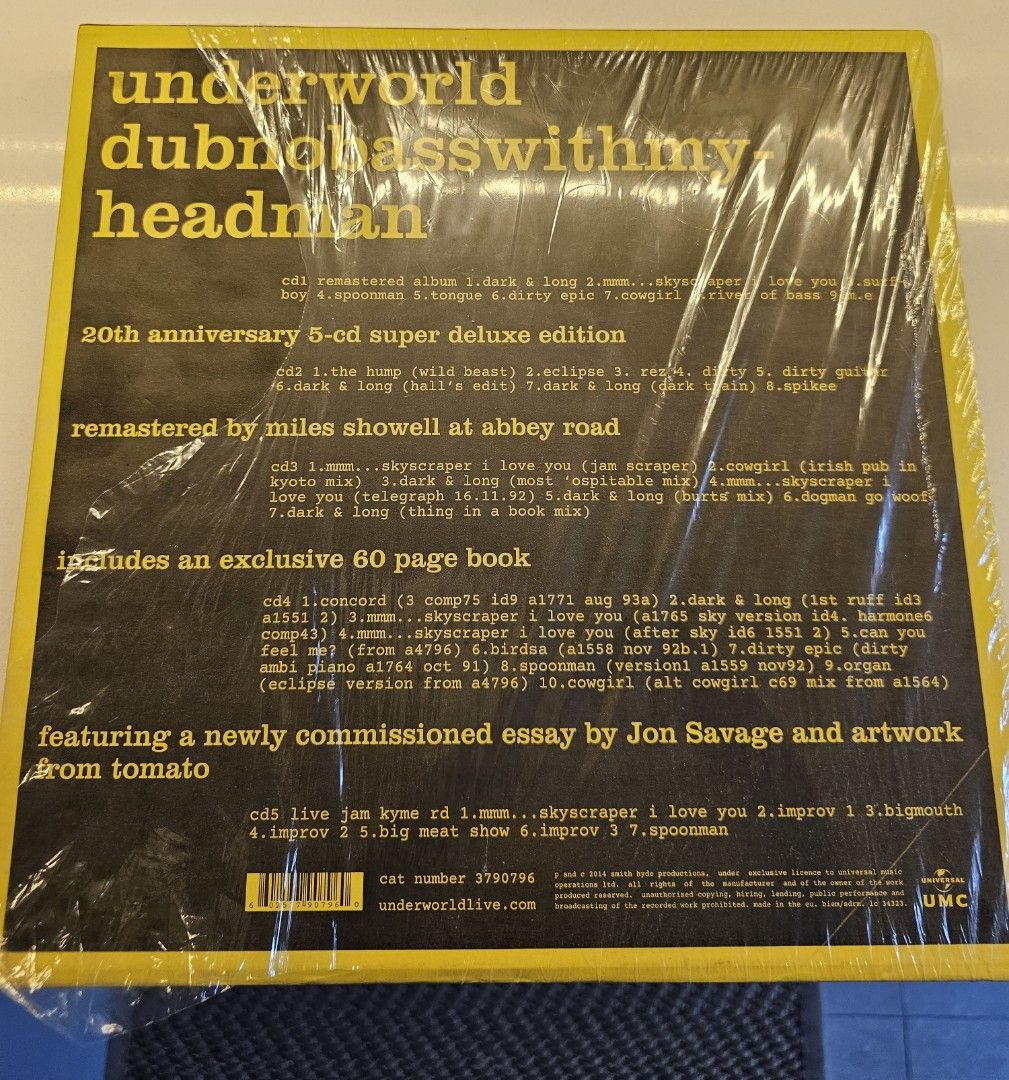 Reduced - Underworld CD boxset - dubnobasswithmyheadman 20th ...