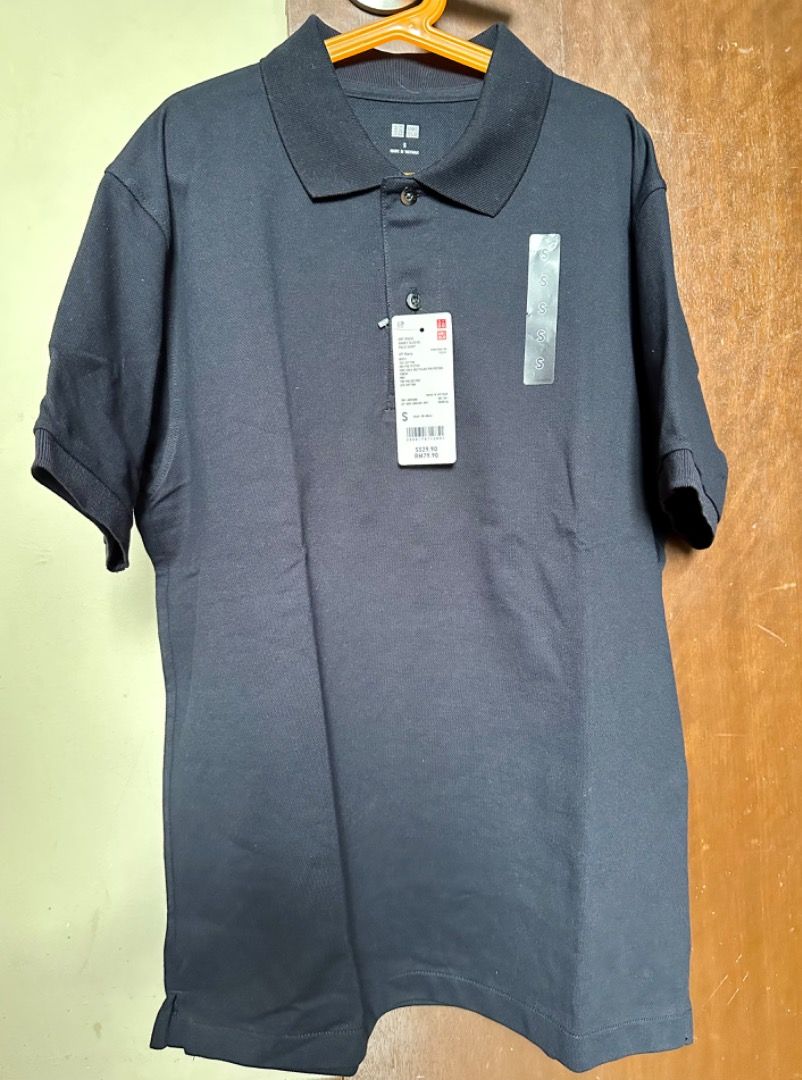 Uniqlo dark blue polo shirt, Furniture & Home Living, Home Improvement ...
