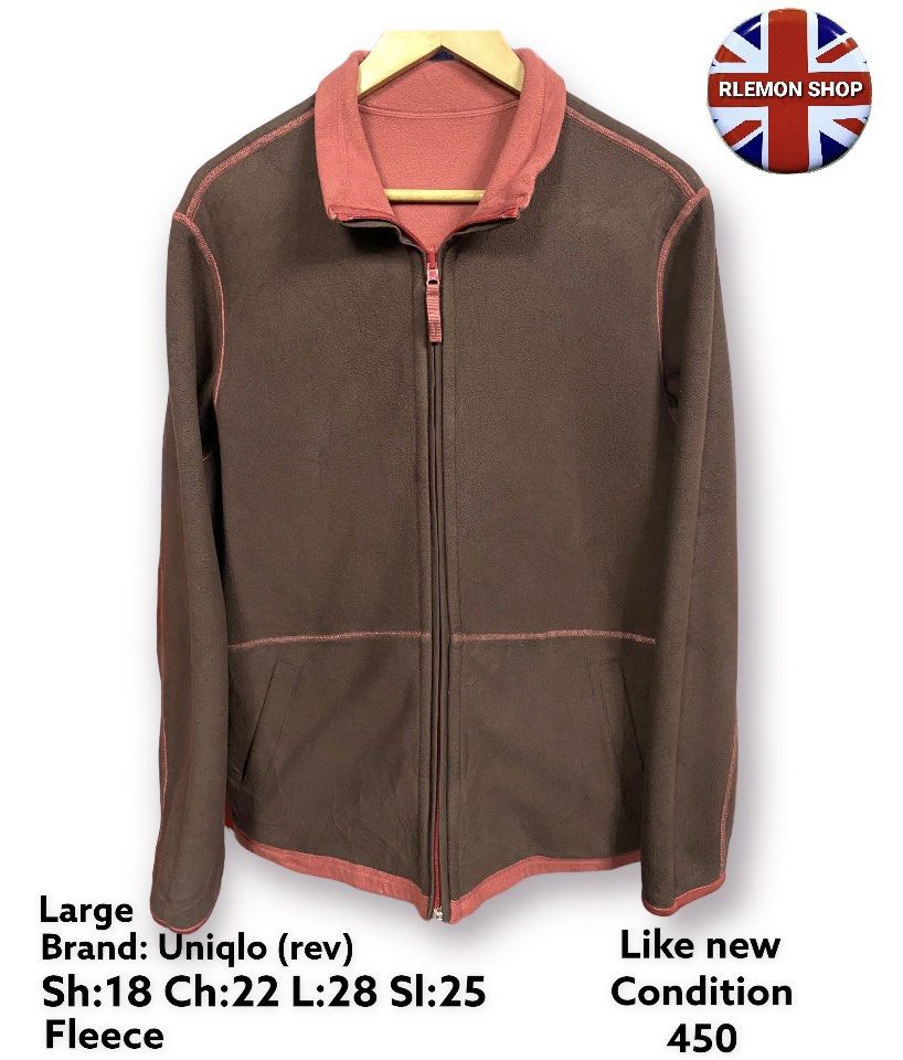 Uniqlo Reversible Fleece Jacket, Men's Fashion, Coats, Jackets and ...