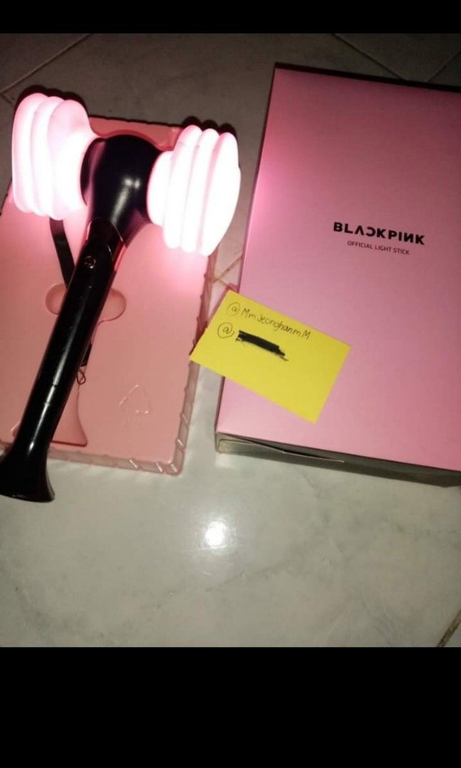 Unsealed Prelove Blackpink Lightstick Official Hammer Bong V1, Hobbies ...