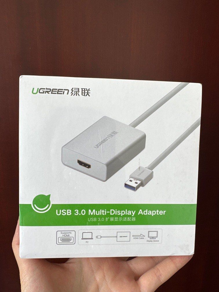 USB 3.0 Multi-Display Adapter, 電腦＆科技, 電腦周邊及配件, 電腦線、轉接線及轉換器 - Carousell