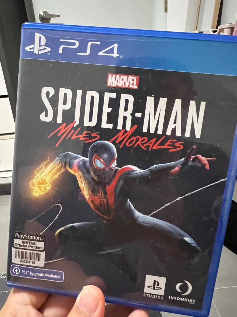 Used PlayStation 4 Spider-Man Miles Morales Disc, Video Gaming, Video ...