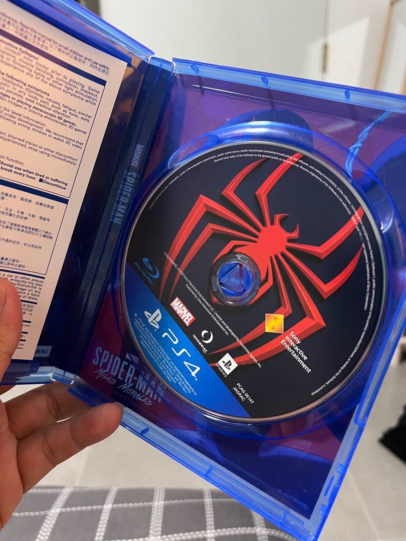 Used PlayStation 4 Spider-Man Miles Morales Disc, Video Gaming, Video ...