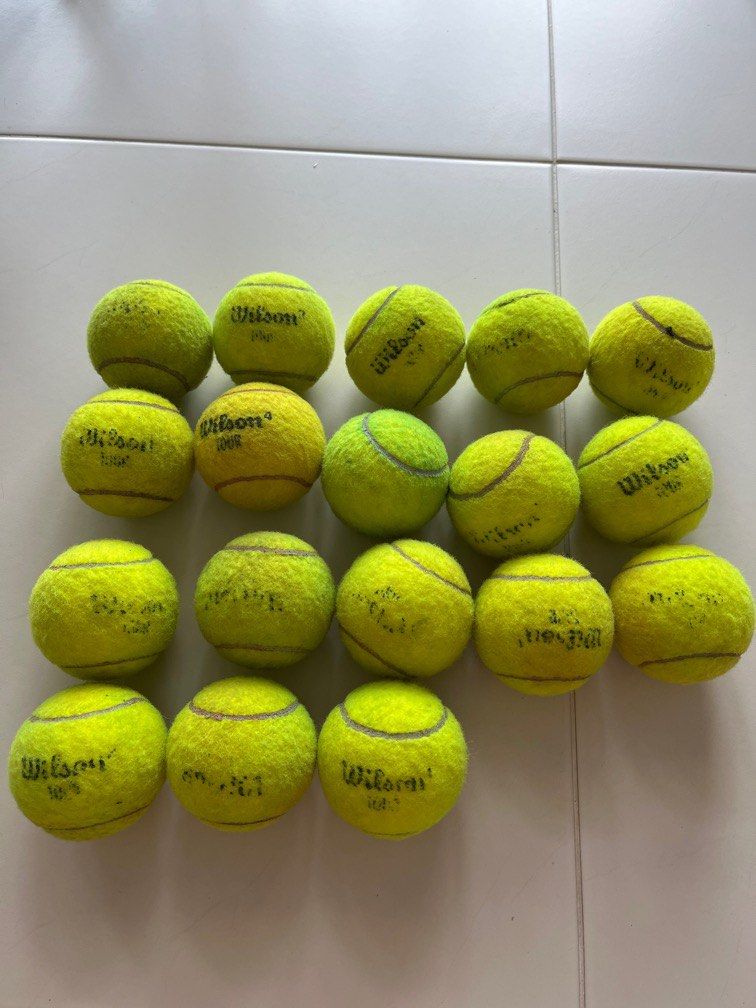 Used Wilson tour premier tennis balls , used Wilson tennis balls, used ...