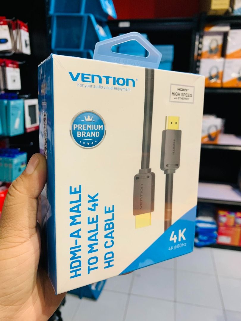 Vention 1.5M HDMI-A Male to Male 4K@60Hz Cable Black ALJBG, Computers ...