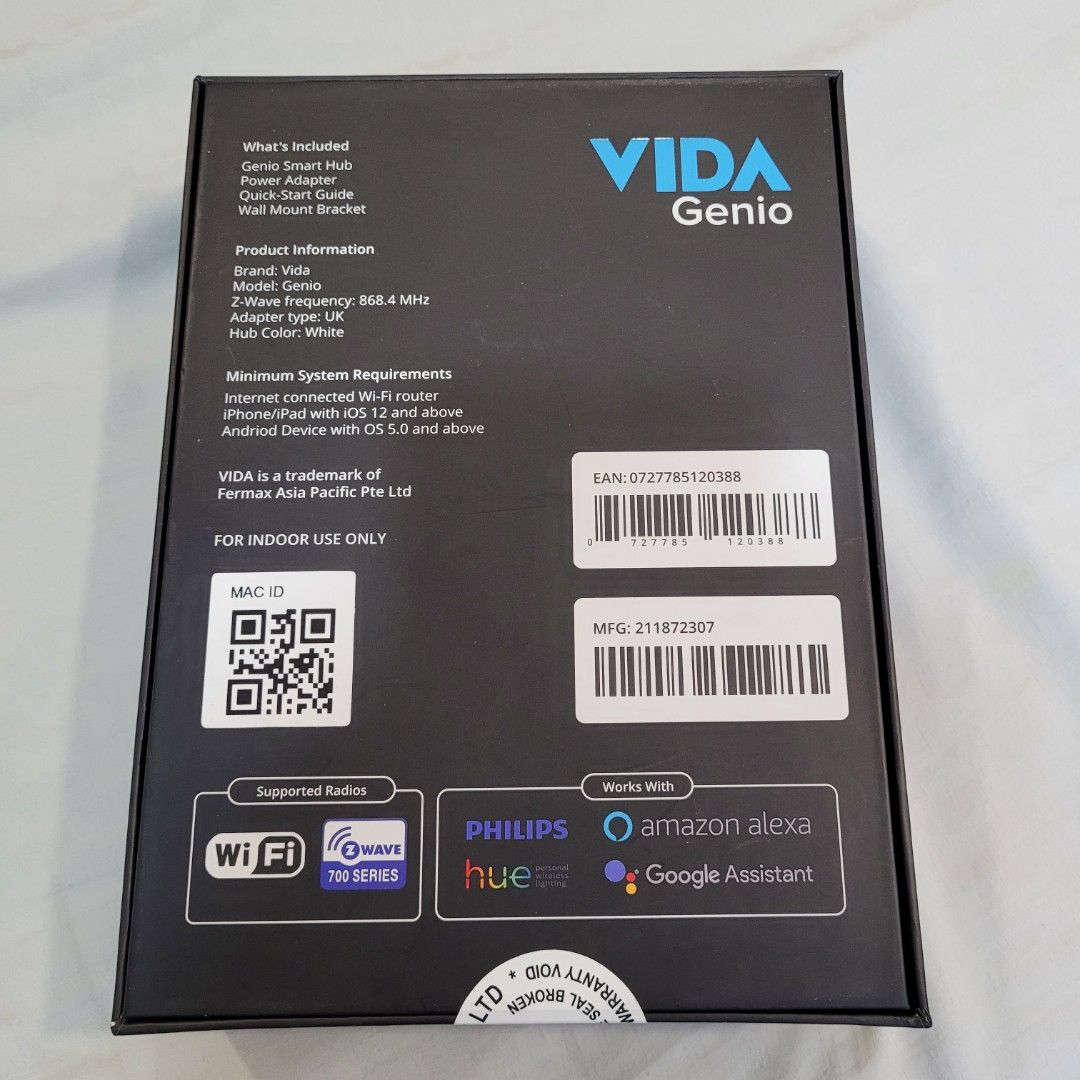VIDA Genio Smart Hub Home, TV & Home Appliances, TV & Entertainment, Entertainment Systems ...
