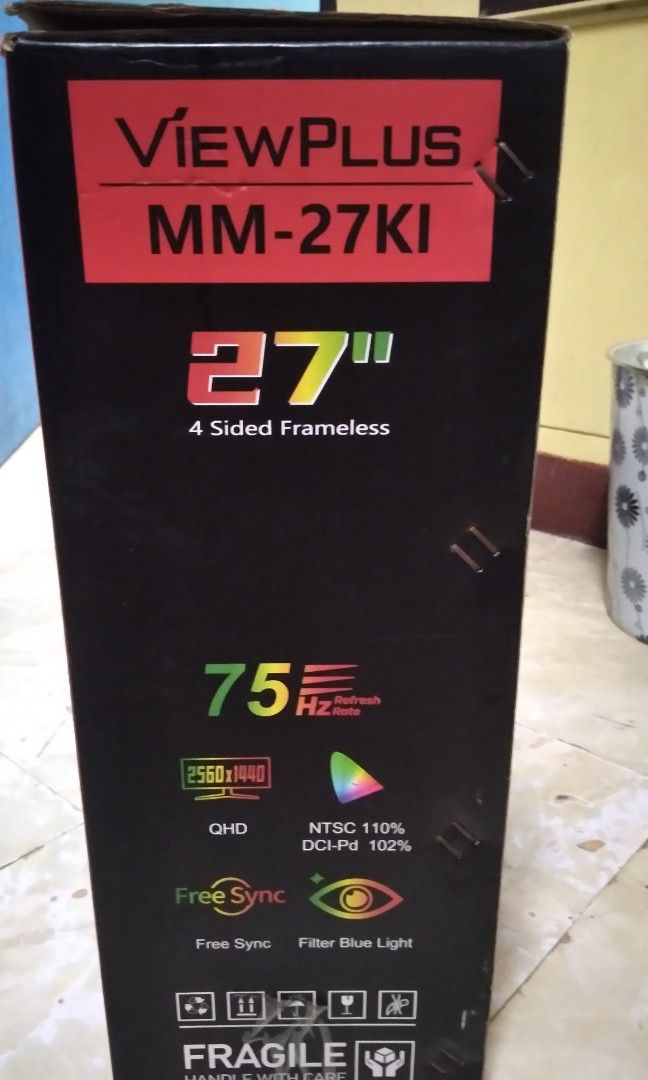 Viewplus 27" 2K 1440p 75hz 1ms IPS Monitor, Computers & Tech, Parts & Accessories, Monitor ...