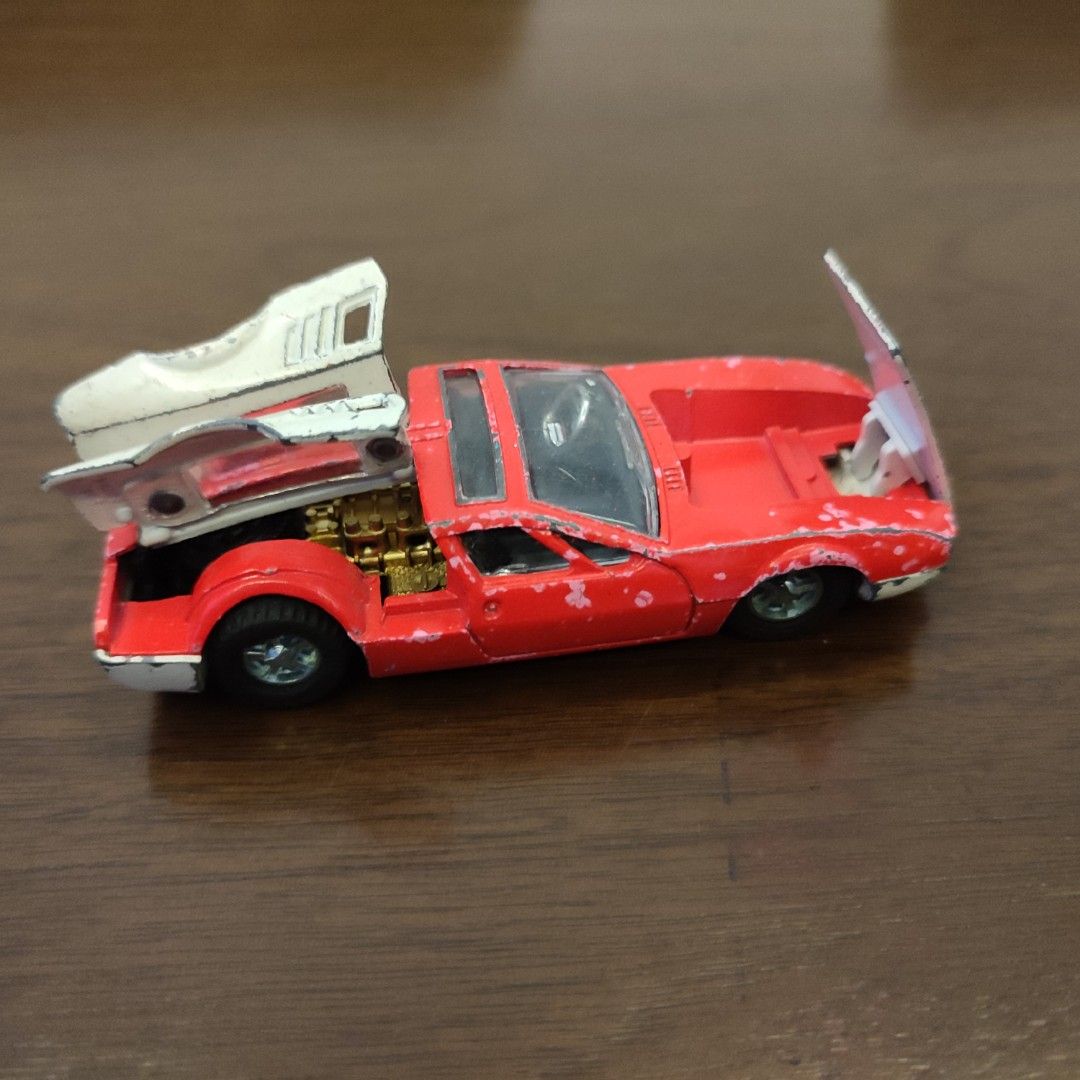 Vintage Dinky Meccano LTD #187 DE TOMASO MANGUSTA SPORTS CAR 1:43 ...