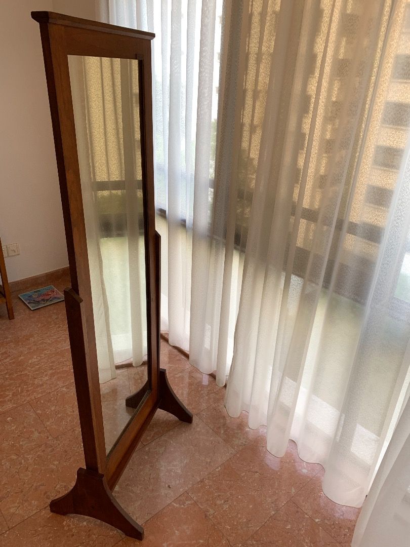 Vintage full length solid wood mirror - Picket & Rail, Furniture & Home ...