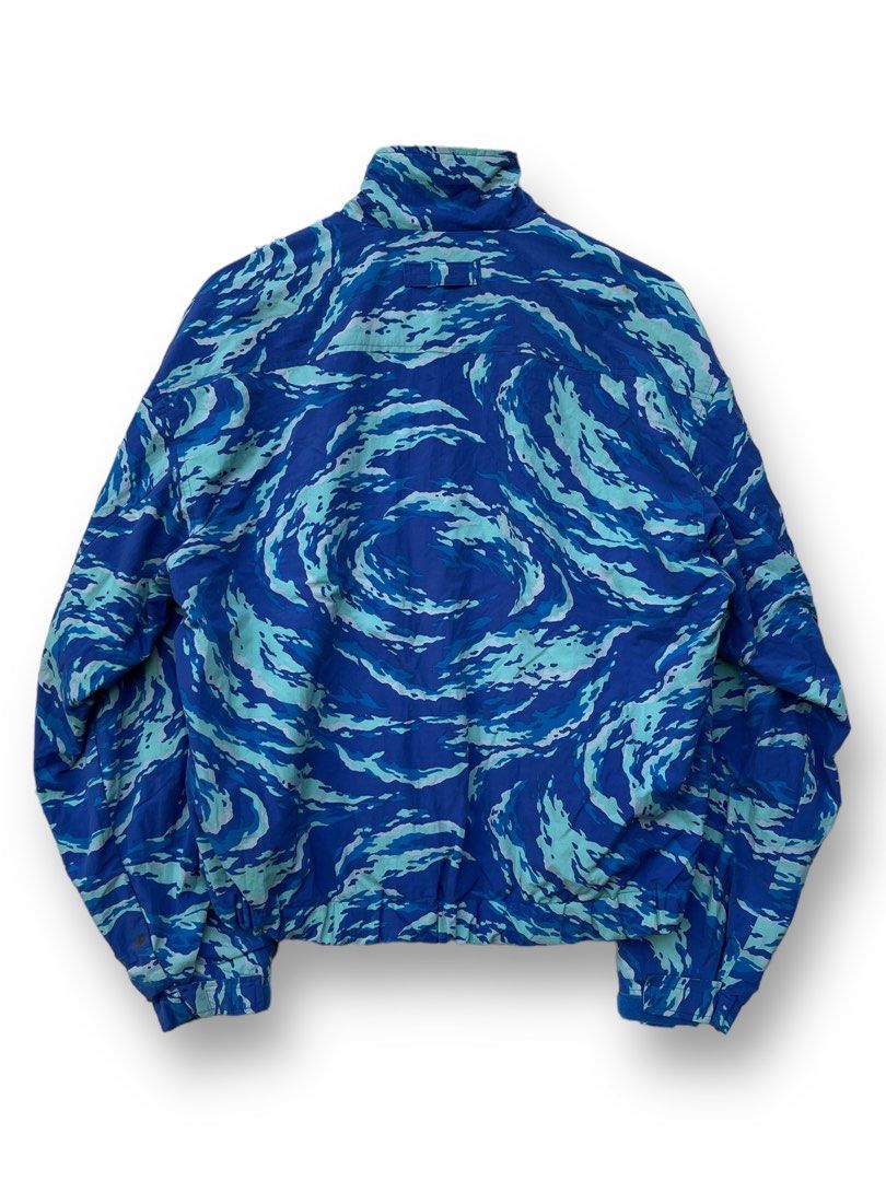 Vintage Helly Hansen Flame Blue Fire Bomber Jacket, Men's Fashion ...