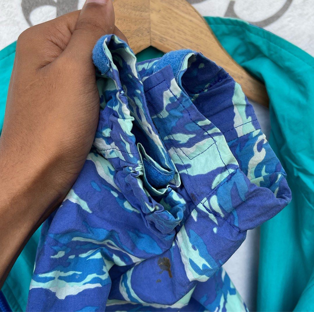 Vintage Helly Hansen Flame Blue Fire Bomber Jacket, Men's Fashion ...