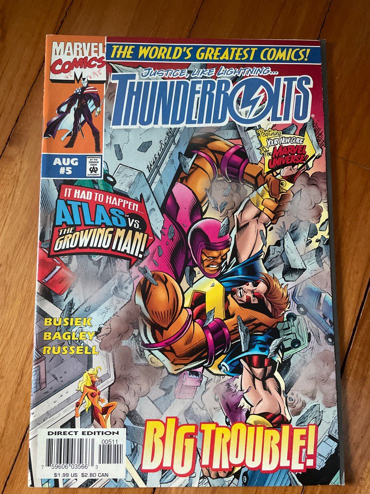 vintage Marvel comics: Thunderbolts, Hobbies & Toys, Books & Magazines ...